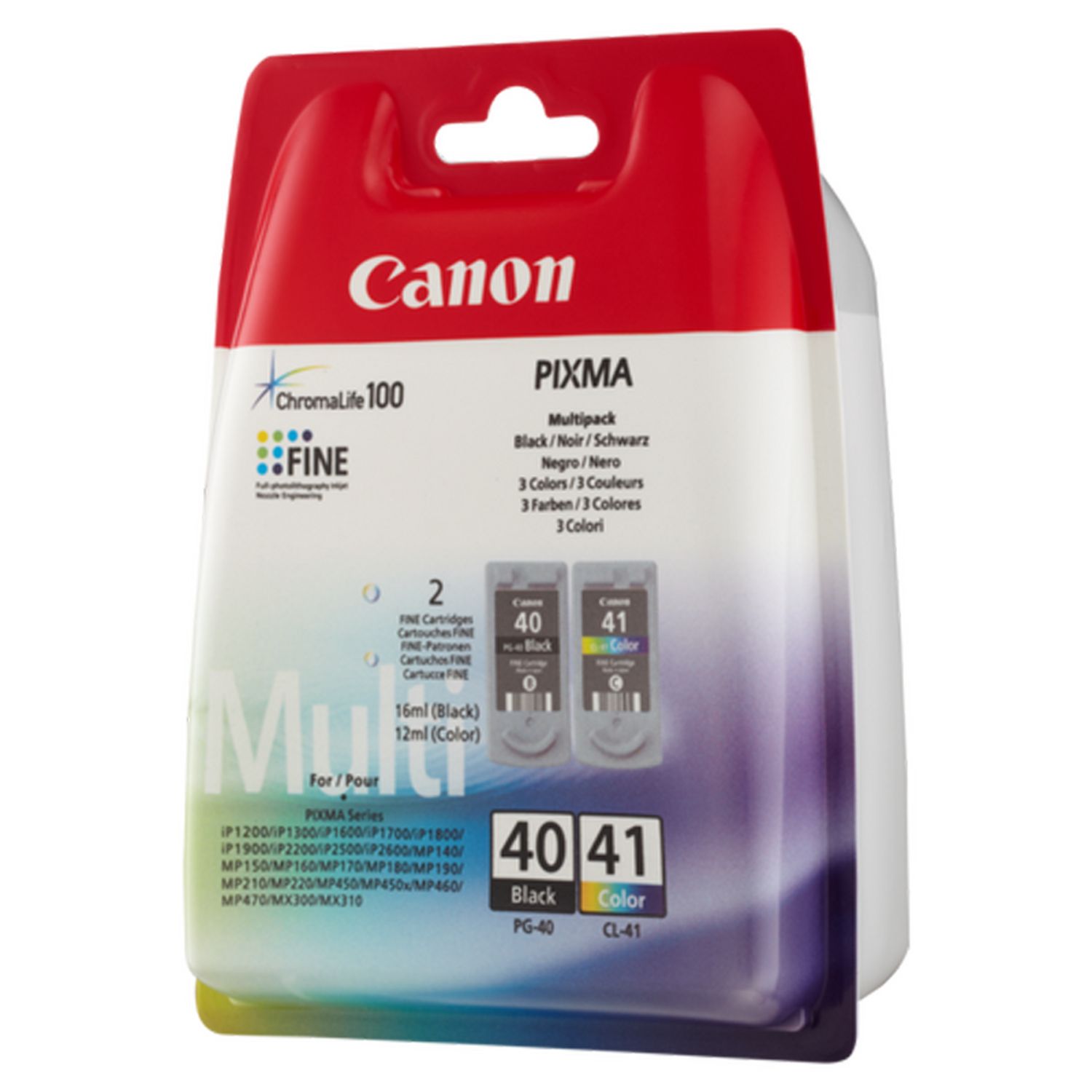 Multipack de cartouches d'encre Canon PG-40/CL-41 C/M/Y — Boutique ... Multipack de cartouches d'encre Canon PG-40/CL-41 C/M/Y — Boutique ...