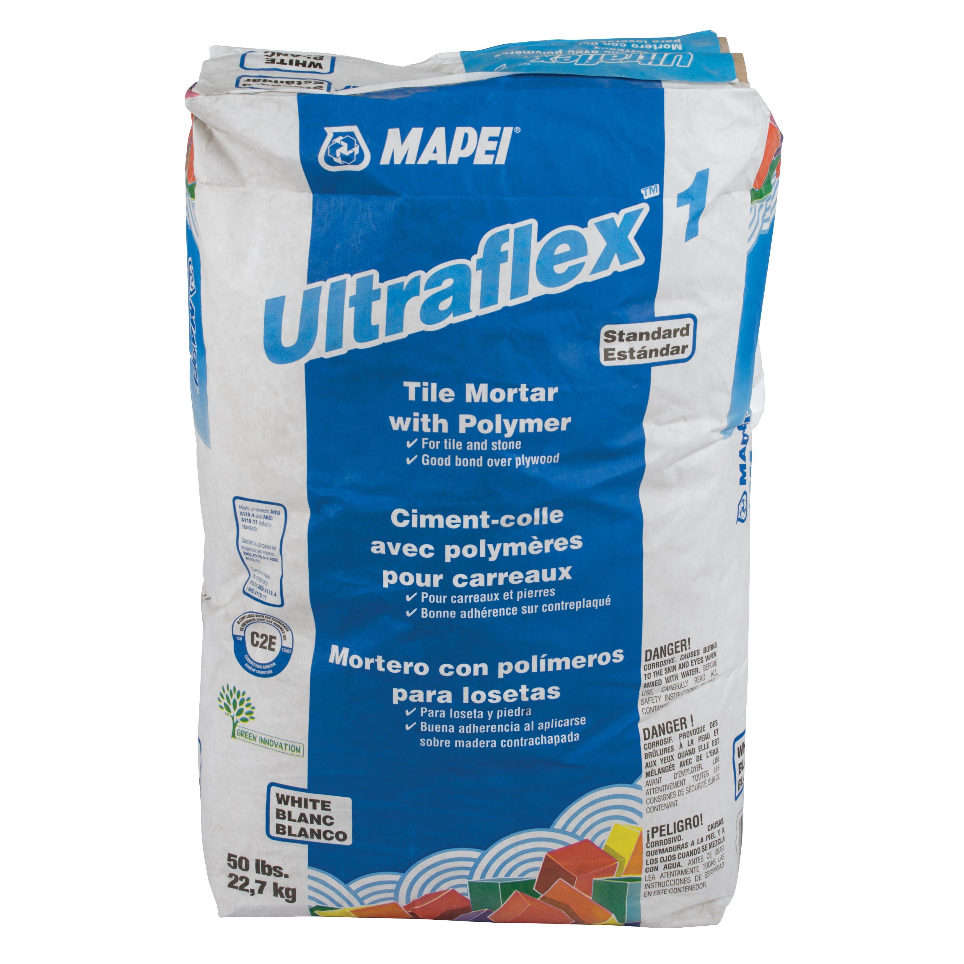 Mapei UltraFlex-2 White Mortar - 50lb. - 100037126 | Floor and Decor