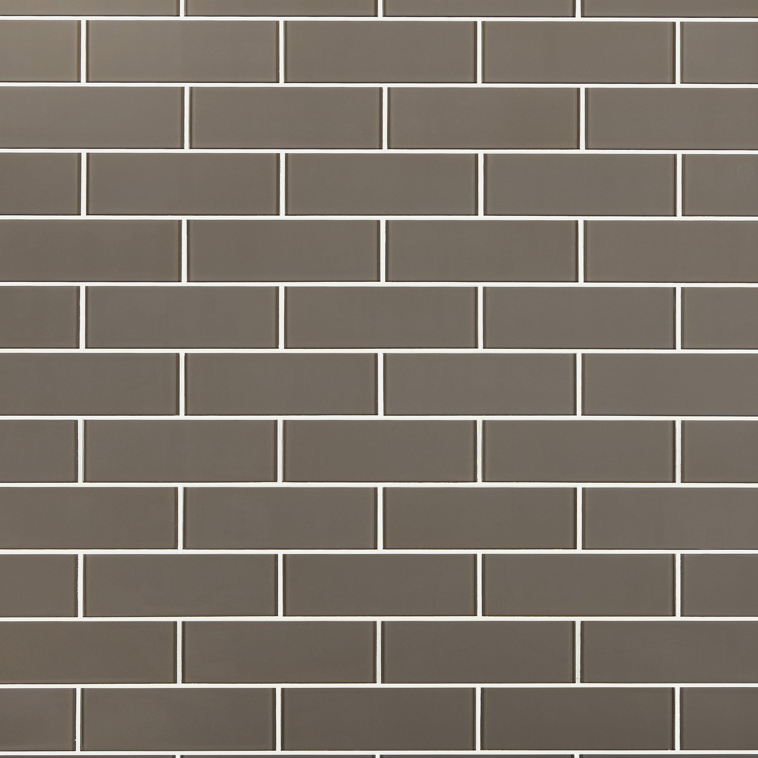 Mink Glass Tile - 3 x 9 - 100469998 | Floor and Decor