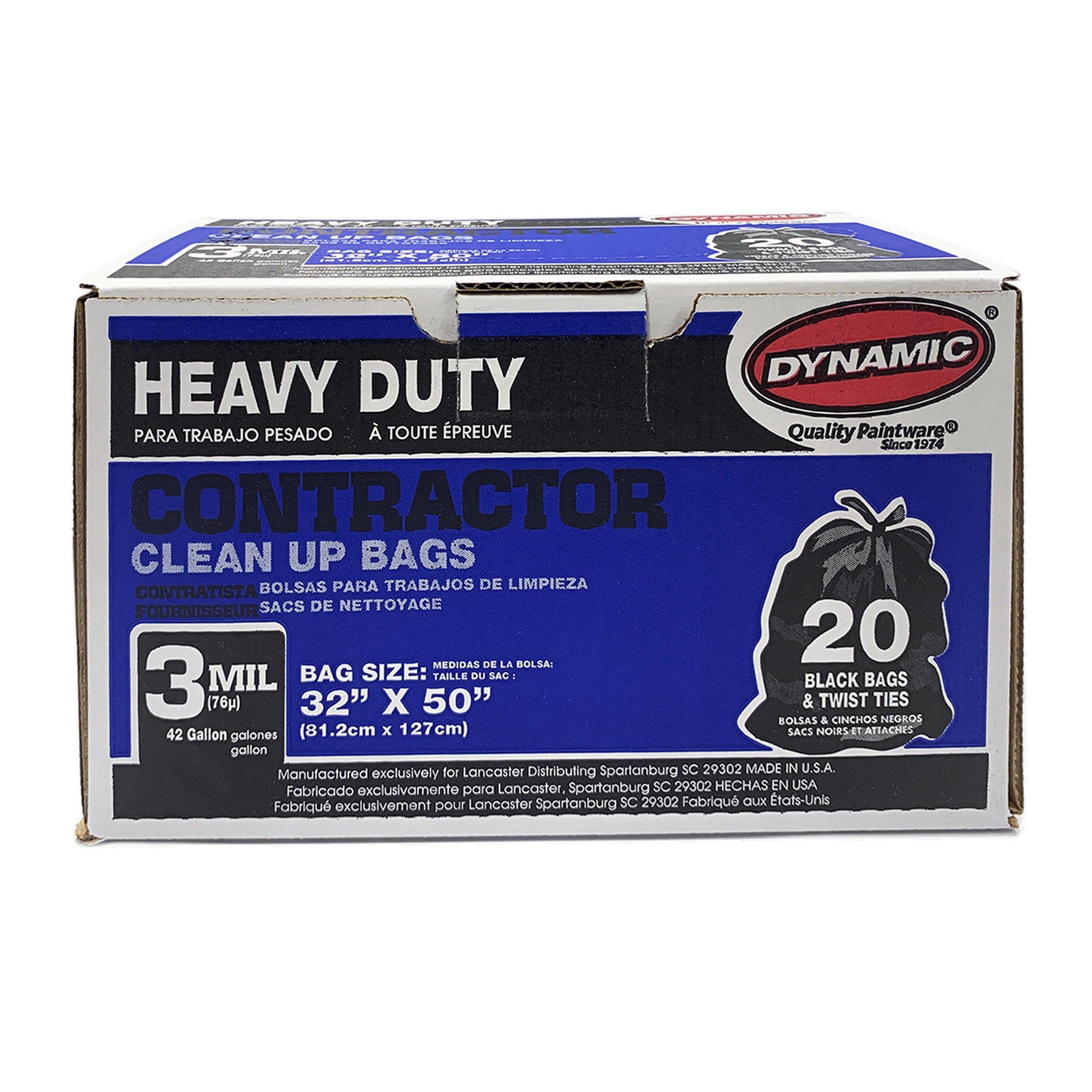 Husky Contractor Garbage Bags - 6in. x 6in. x 10 - 955803485 | Floor ...